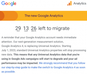 Bye, Universal Analytics | GMB Management
